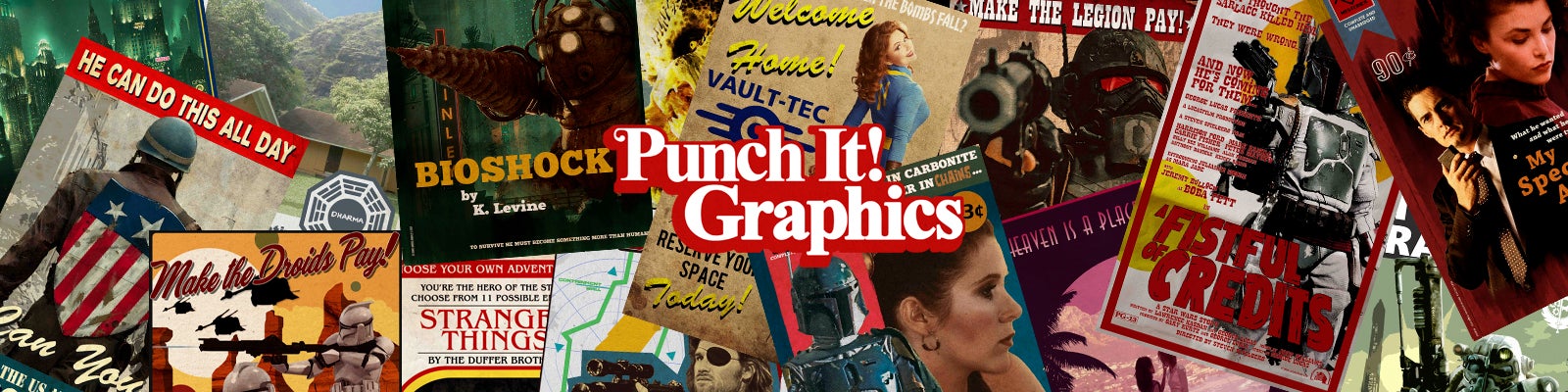 Punch It! Graphics Your Home For Pop Culture Retro Inspired Artwork ...